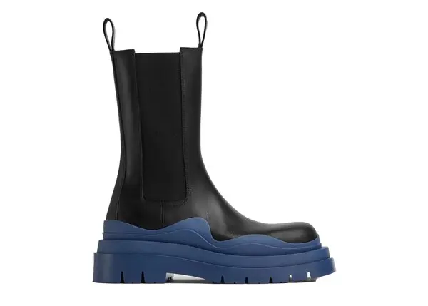 Bottega Veneta Tire Boots - Black/blue