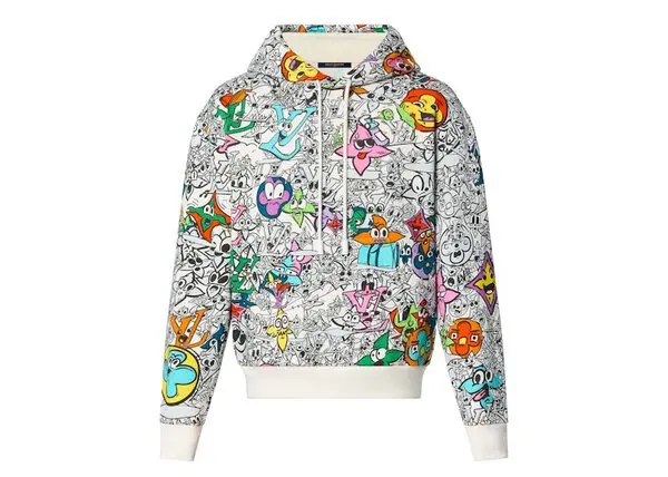 LOUIS VUITTON Monogram Comics Fleece Hoodie