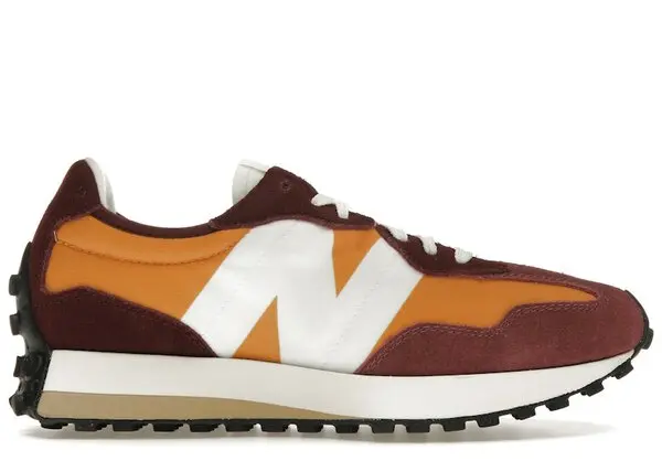 NEW BALANCE 327 Sneakers - Burgundy/orange