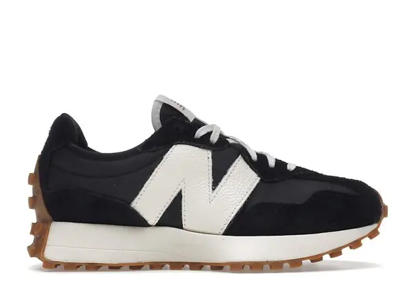 NEW BALANCE 327 Sneakers - Black/white/gum