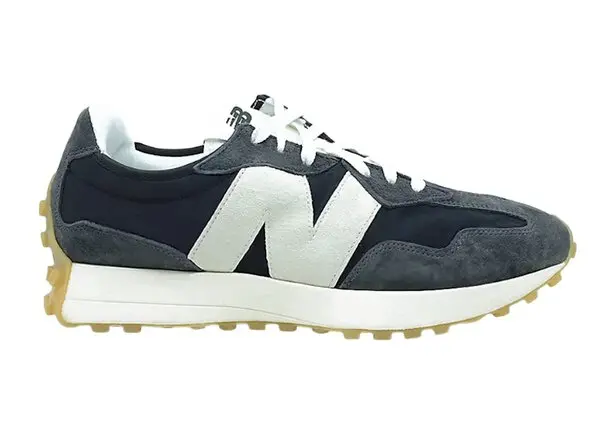 NEW BALANCE 327 Vintage Sneakers - Black/phantom/angora