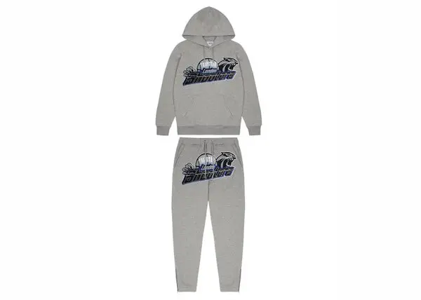 Trapstar Shooters 2.0 Hoodie Tracksuit - Grey/blue