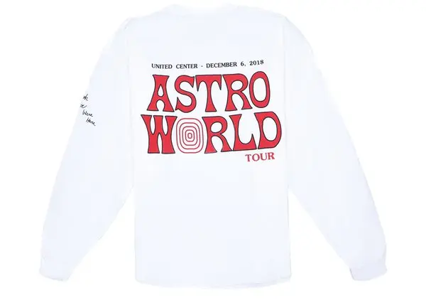 TRAVIS SCOTT Astroworld Chicago Exclusive Longsleeve T-shirt