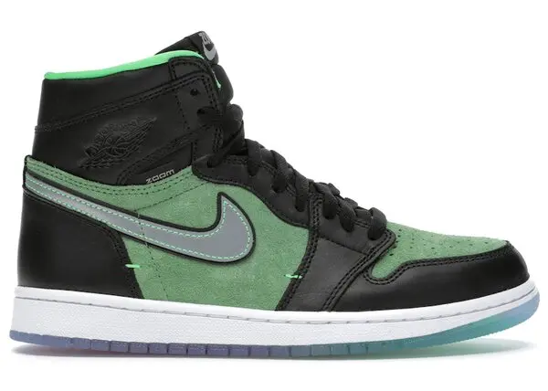 JORDAN 1 Retro High Zoom Zen Green - Black/tomatillo