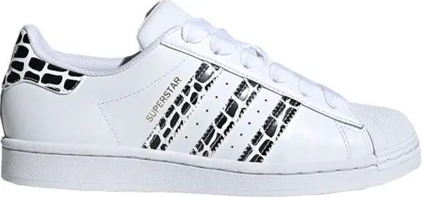 Adidas Superstar Sneakers - Cloud White/gold Metallic/core Black