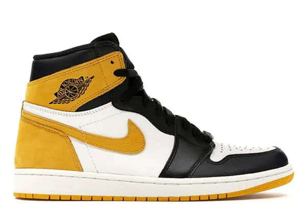 JORDAN 1 Retro High - Summit White/yellow Ochre/black
