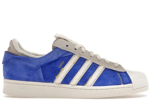 Adidas Superstar Ws2 Henry Ruggs Iii Sneakers - Bold Blue/off White/gold Metallic