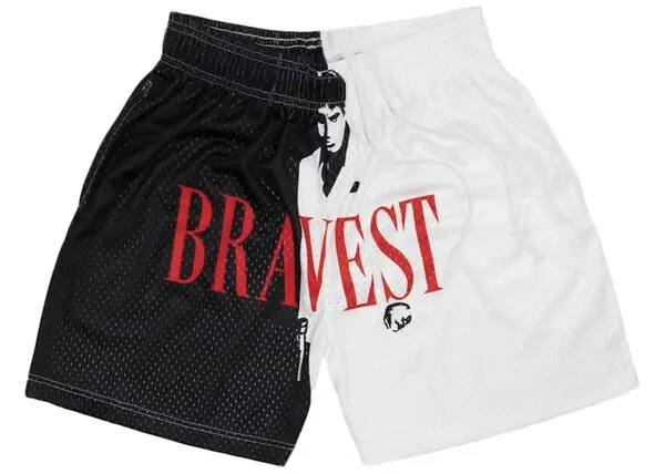BRAVEST STUDIOS Pacino Shorts - Black/white
