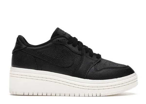 JORDAN 1 Retro Low Lifted Sneakers - Black/phantom