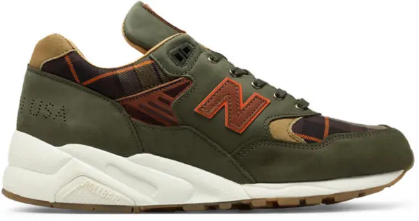 NEW BALANCE 585 Sporting Gentleman - Olive Green/yellow/spice