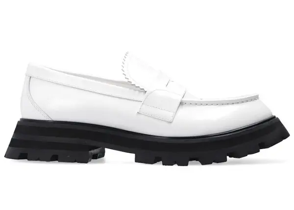 Alexander McQueen Wander Loafer - White/black