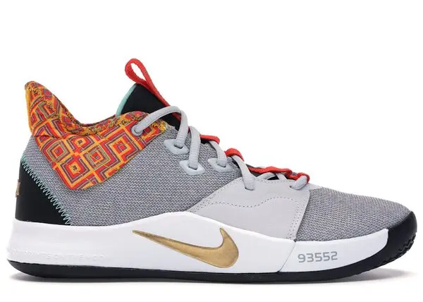 Nike Pg 3 Bhm Sneakers - Pure Platinum/metallic Gold