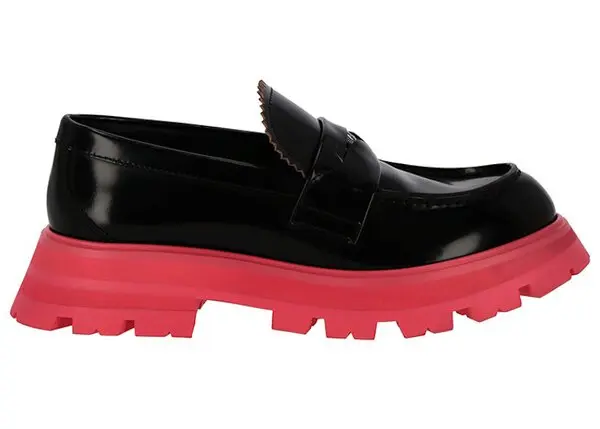 Alexander McQueen Wander Loafer - Black/pink