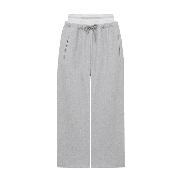 Alexander Wang Wide Leg Pants - Light Grey