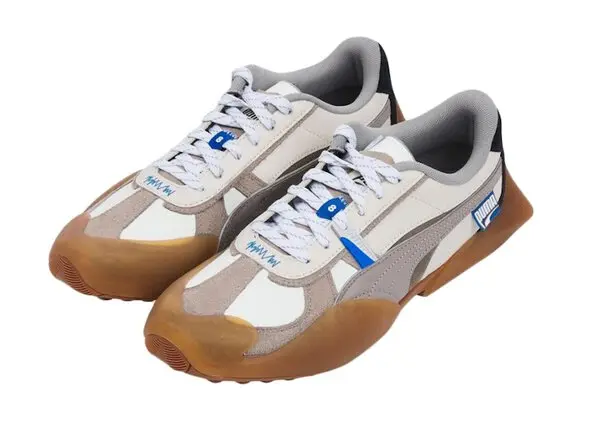 PUMA Vaderon Ader Error Sneakers - Cream White/grey/blue