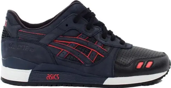 Asics Gel-lyte Iii Total Eclipse Sneakers - Black/total Eclipse