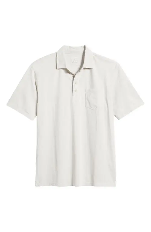 Johnnie-o Coastal Wash Original Pocket Polo - Light Gray