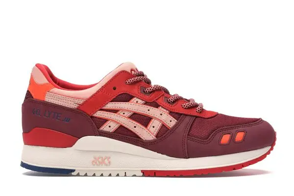 Asics Gel Lyte Iii Ronnie Fieg Volcano 2.0 - Burgundy/ash Pink