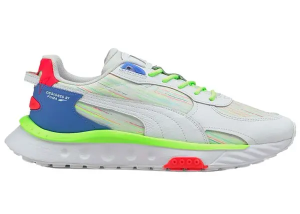 PUMA Wild Rider Spectrain Sneakers - Puma White/bluemazing