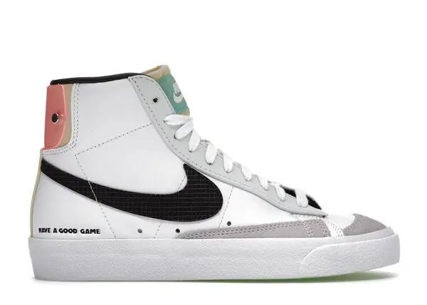Nike Blazer Mid Have A Good Game Sneakers - White/blackone-colormultione-colorcolor