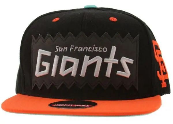 American Needle San Francisco Giants Retro Snapback Cap - Black/orange