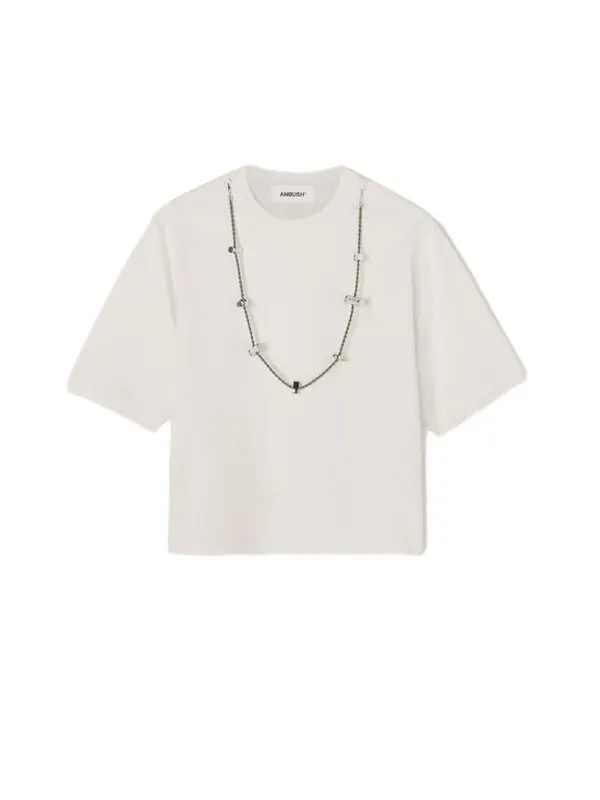 AMBUSH Stoppers T-shirt - Cloud Dancer