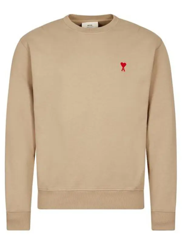 AMI Paris De Coeur Classic Fit Crewneck Sweatshirt