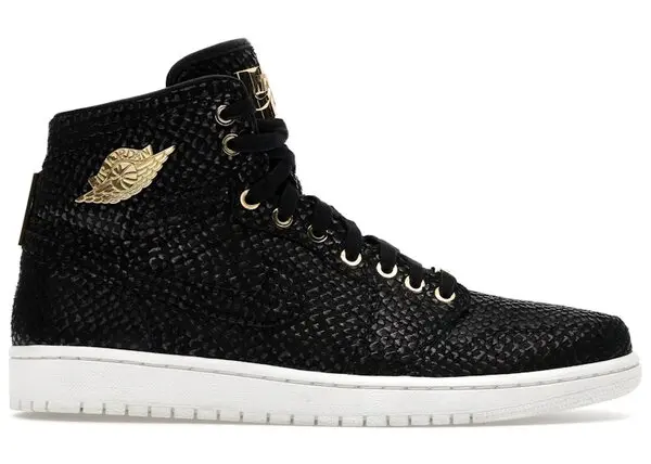 JORDAN 1 Retro Pinnacle Sneakers - Black/metallic Gold/white