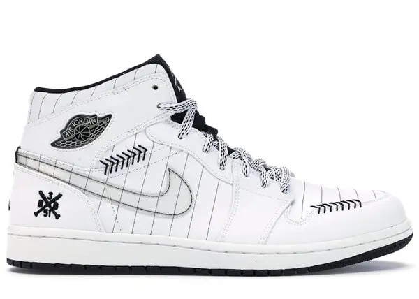JORDAN 1 Retro Opening Day Sneakers - White/black/silver