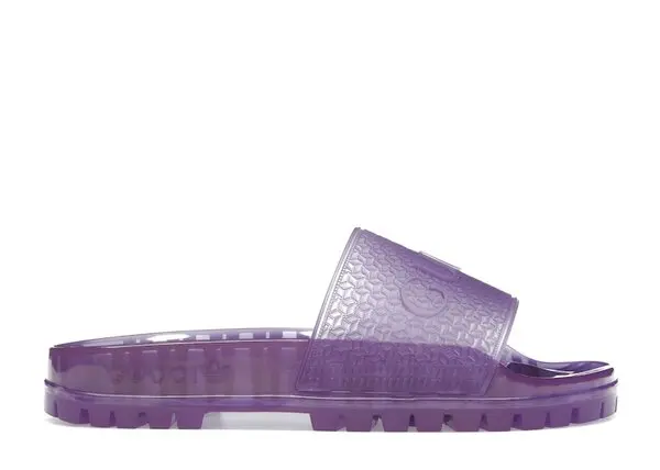 Adidas X Gucci Adilette Slide - Purple