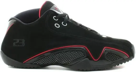 JORDAN 21 Og Low Bred Sneakers - Black/metallic Silverone-colorvarsity Red