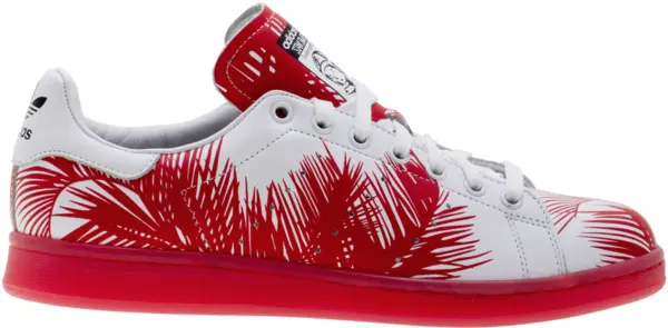 Adidas Stan Smith Bbc Palm Tree Sneakers - Core Black/red/ftwr White