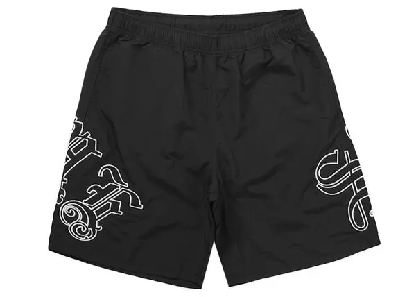 Supreme Old English Nylon Short - Black