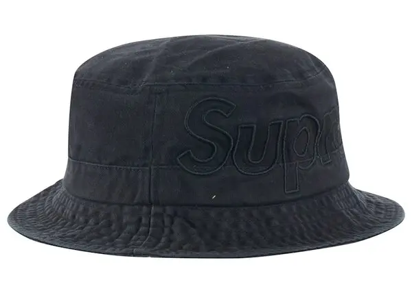 Supreme Outline Crusher Hat - Black