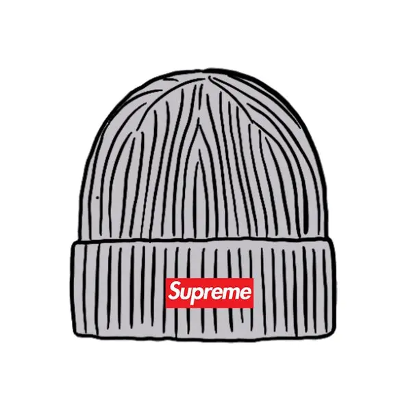 Supreme Overdyed Beanie - Grey
