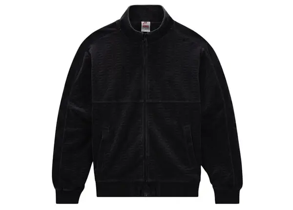 Supreme Nike Velour Track Jacket - Black