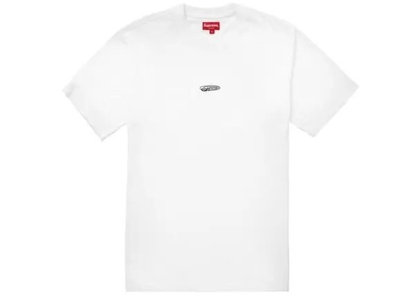Supreme Oval Short Sleeve Top - White