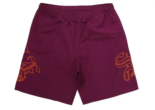 Supreme Old English Nylon Short - Plum