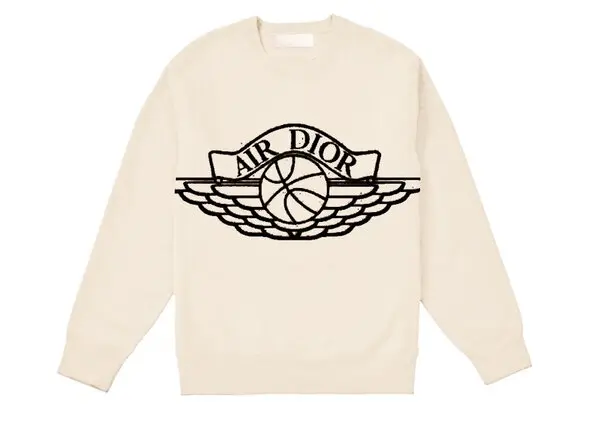 Dior X Jordan Wings Sweater - Natural