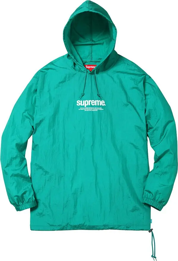 Supreme Nylon Packable Poncho - Teal