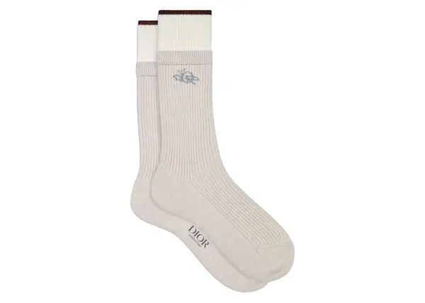Dior X Cactus Jack Socks - Beige