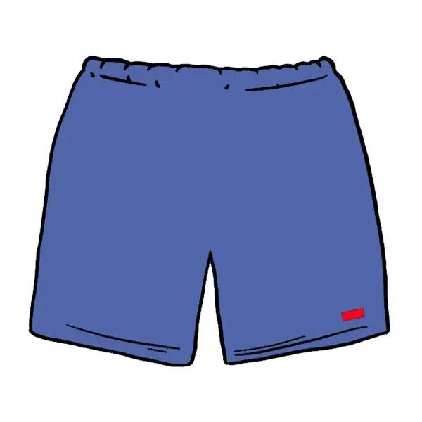 Supreme Nylon Water Short - Light Navy Blue