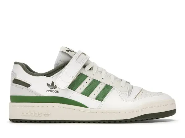 Adidas Forum 84 Low Sneakers - White/crew Green/wild Pine