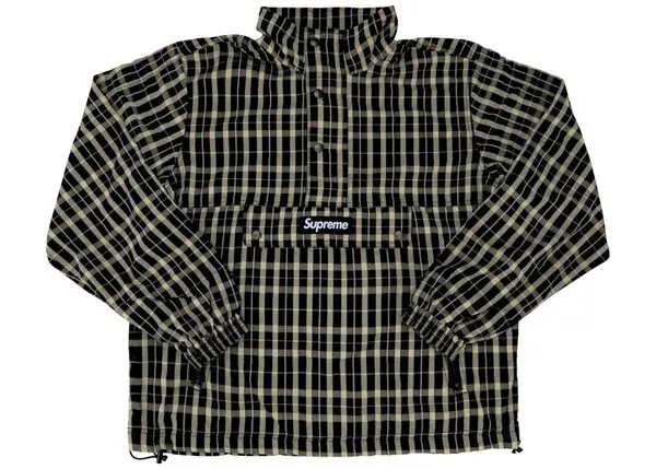 Supreme Nylon Plaid Pullover
