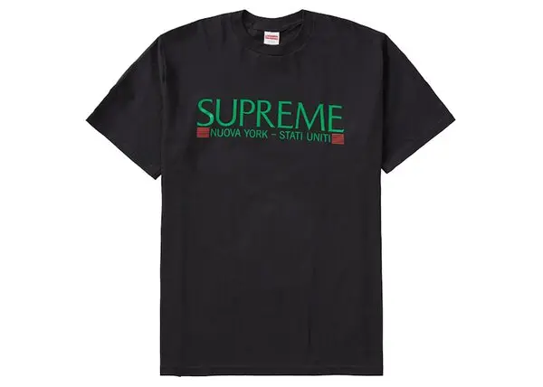 Supreme Nuova York Tee Shirt - Black