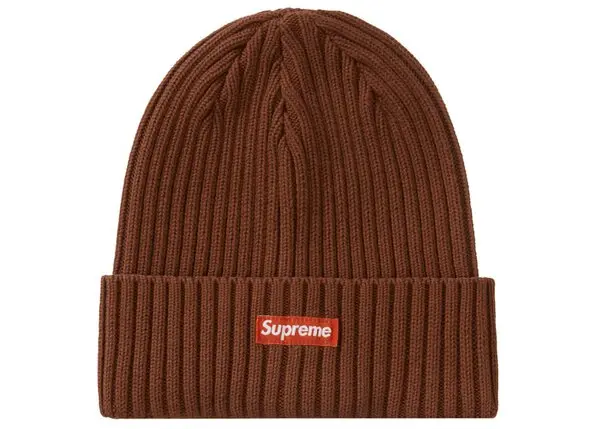 Supreme Overdyed Beanie - Brown