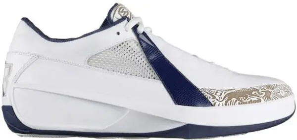 JORDAN 20 Og Low Sneakers - White/midnight Navy Blue/neutral Grey