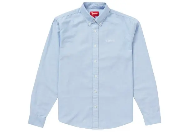 Supreme Oxford Shirt - Light Blue