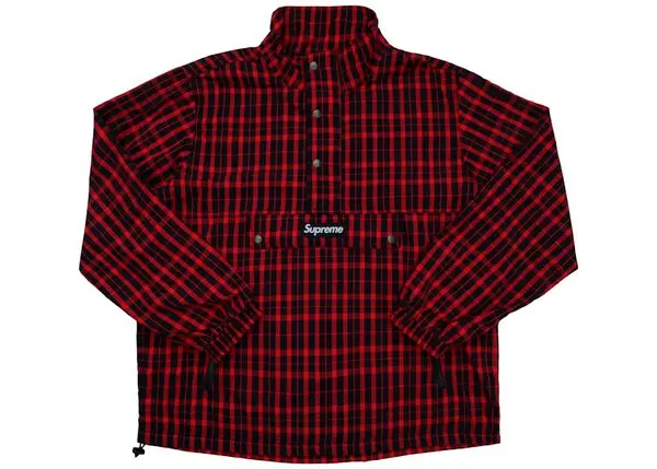 Supreme Nylon Plaid Pullover