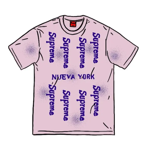 Supreme Nueva York Short Sleeve Top - Pale Purple